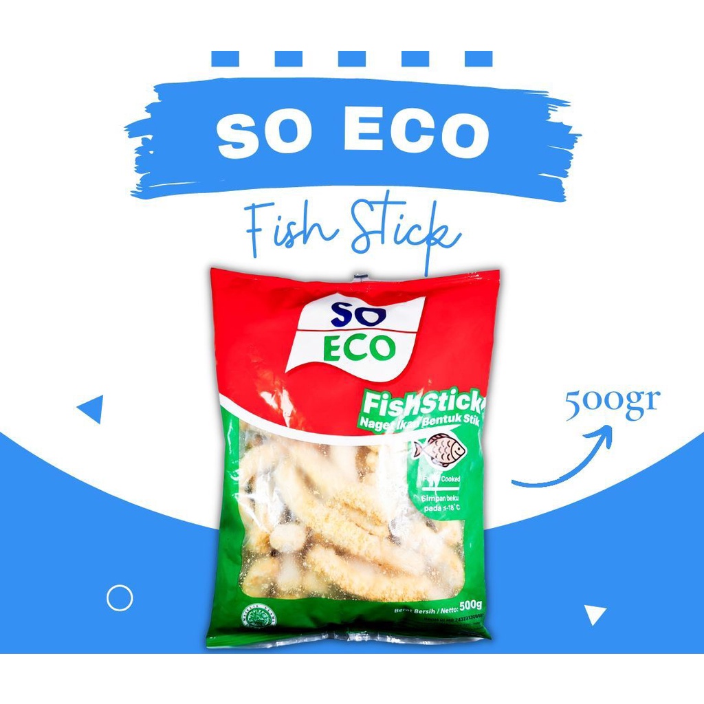 Jual ADDRIELLA - SO ECO NUGGET IKAN STICK 500gr | SO ECO/FROZENFOOD ...