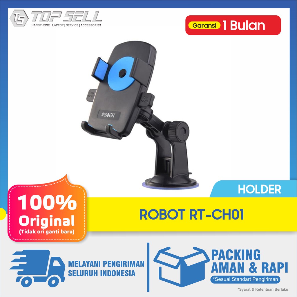 Jual ROBOT RT-CH01 Rotation 360 Degree Holder HP Mobil Android/iPhone - Garansi Resmi 1 Tahun ...