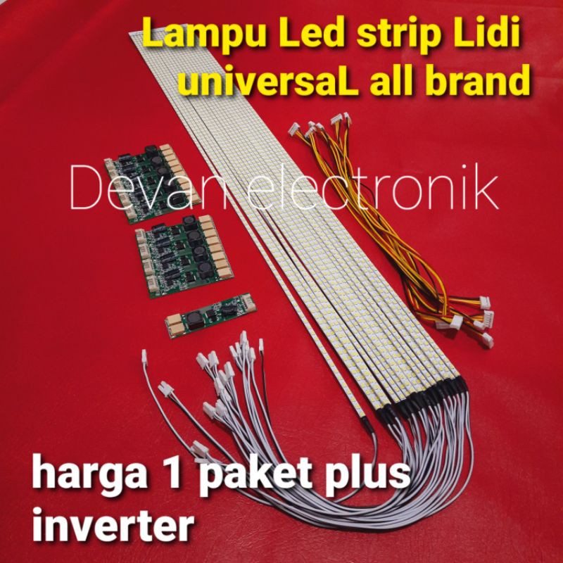 Jual BACKLIGHT LED LIDI STRIP STRIPS UNIVERSAL MULTI PLUS INVERTER ...