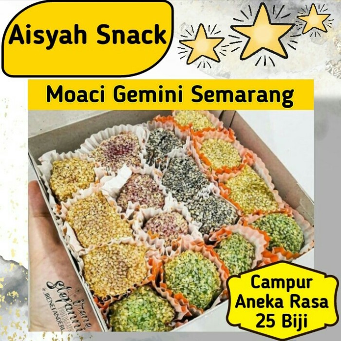 Jual Moaci Moci Gemini Semarang CAMPUR ANEKA RASA isi 25 | Shopee Indonesia