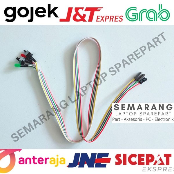 Jual KABEL POWER RESET LED Pc Switch Button Tombol Front Panel ...