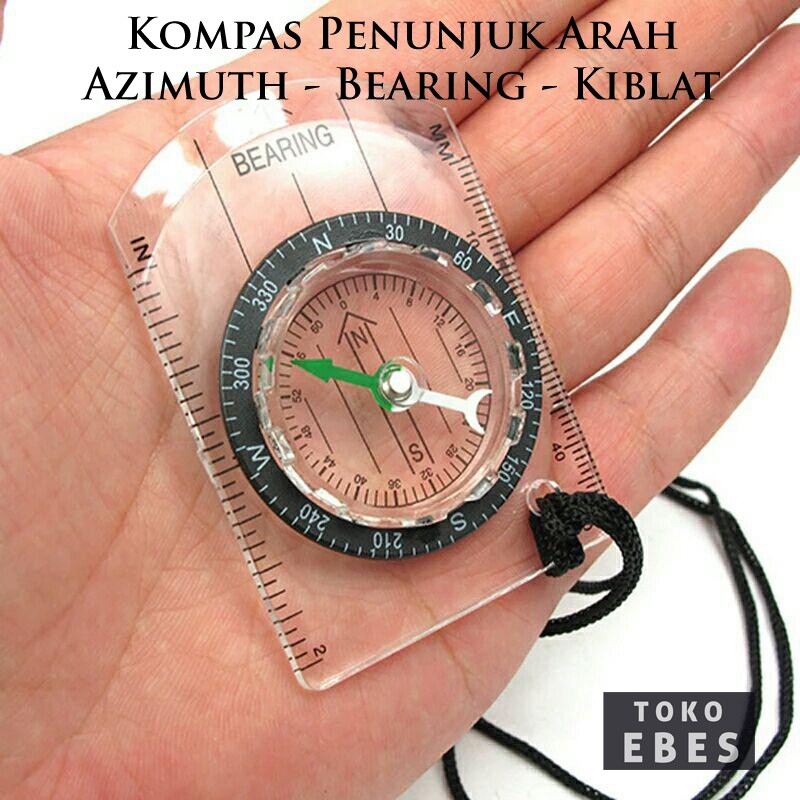 Jual Kompas Penunjuk Arah Azimuth Kiblat Lensatic Compass Outdoor ...