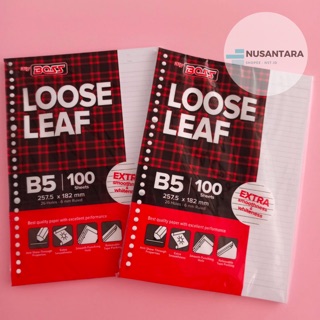 Jual LOOSE LEAF B5 100 LEMBAR / ISI BINDER B5 (ISI 100 LEMBAR) | Shopee Indonesia