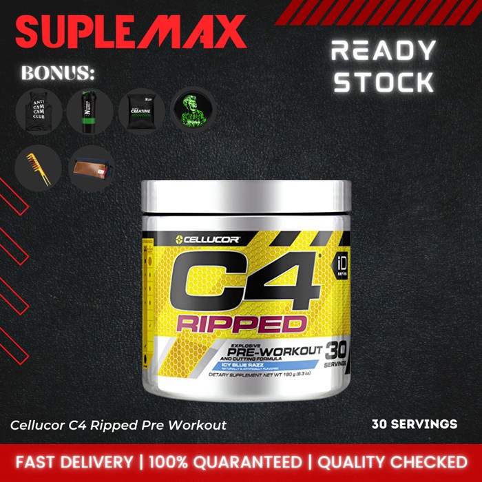 Jual Cellucor C4 Ripped Pre Workout | Shopee Indonesia