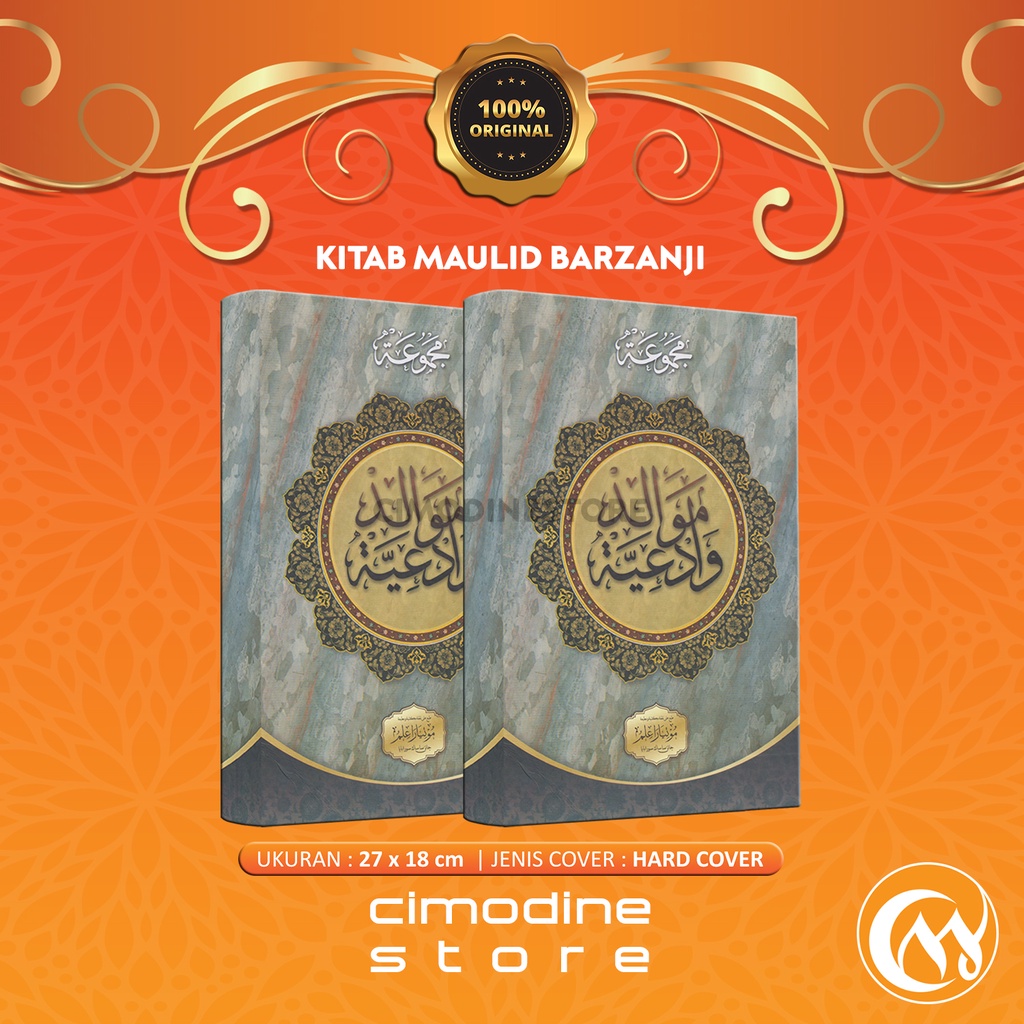 Jual Kitab Maulid Barzanji Hardcover | Isi HVS 27x18 cm 224 hal | CV ...