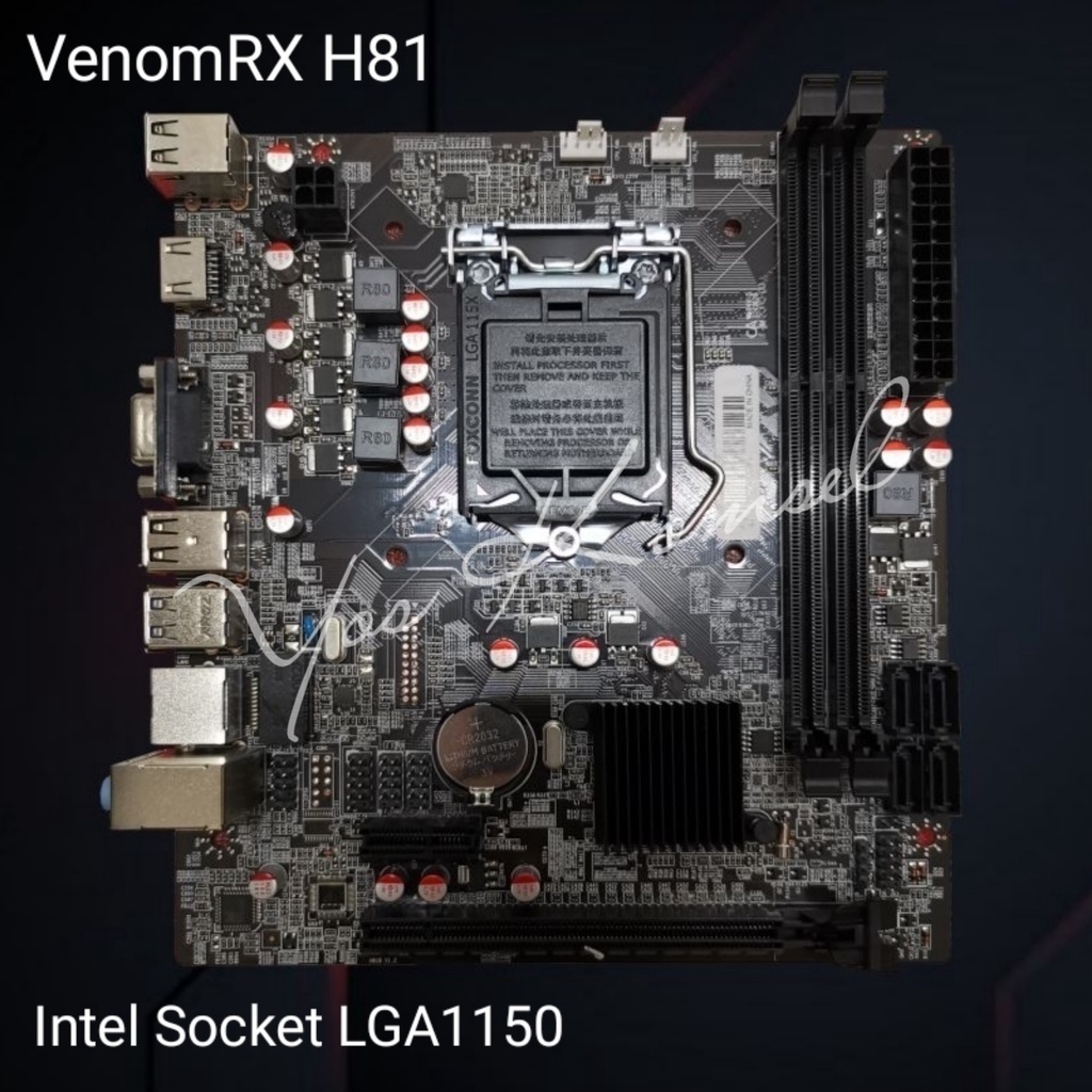 Jual Motherboard VenomRX Intel H81 LGA1150 DDR3 Indonesia|Shopee Indonesia