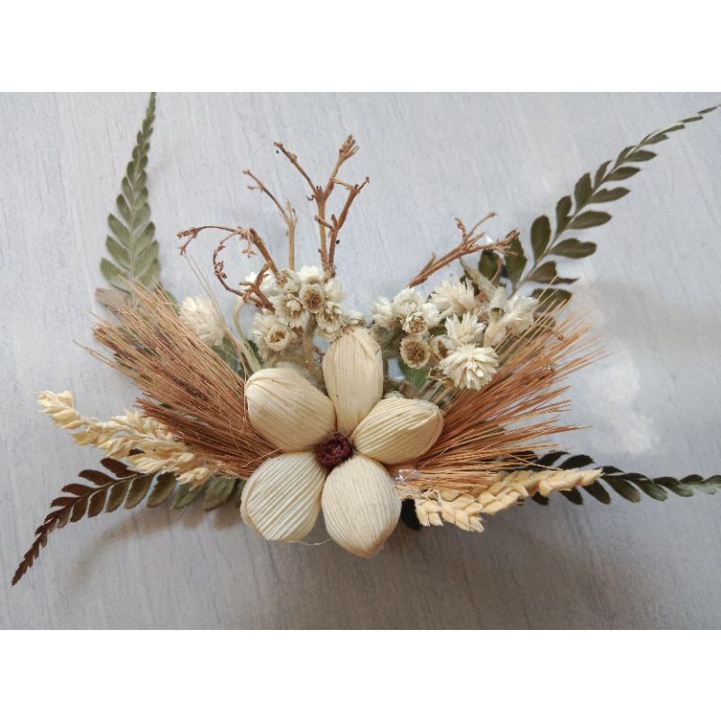 Jual Rangkaian bunga kering dried flowers /rangkaian sudut rustic ...