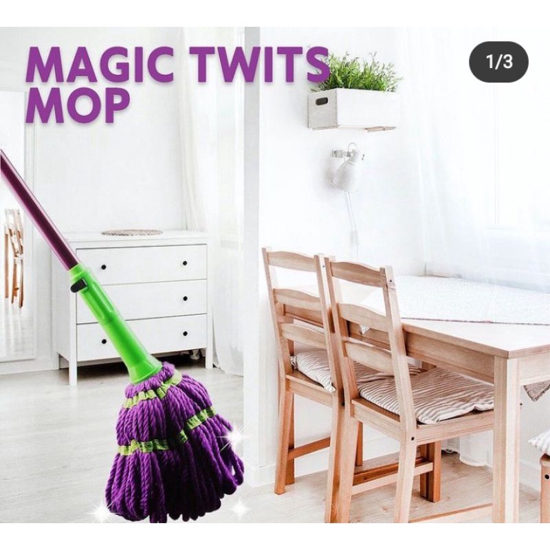 Jual Alat Pel Lantai 360 derajat Twist mop alat pel otomatis / pel ...