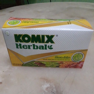 Jual KOMIX HERBAL RASA JAHE 1 BOX 6 SACHET | Shopee Indonesia