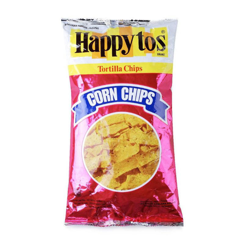 Jual Happy Tos Tortilla Chips Corn Merah 160g Indonesia|Shopee Indonesia
