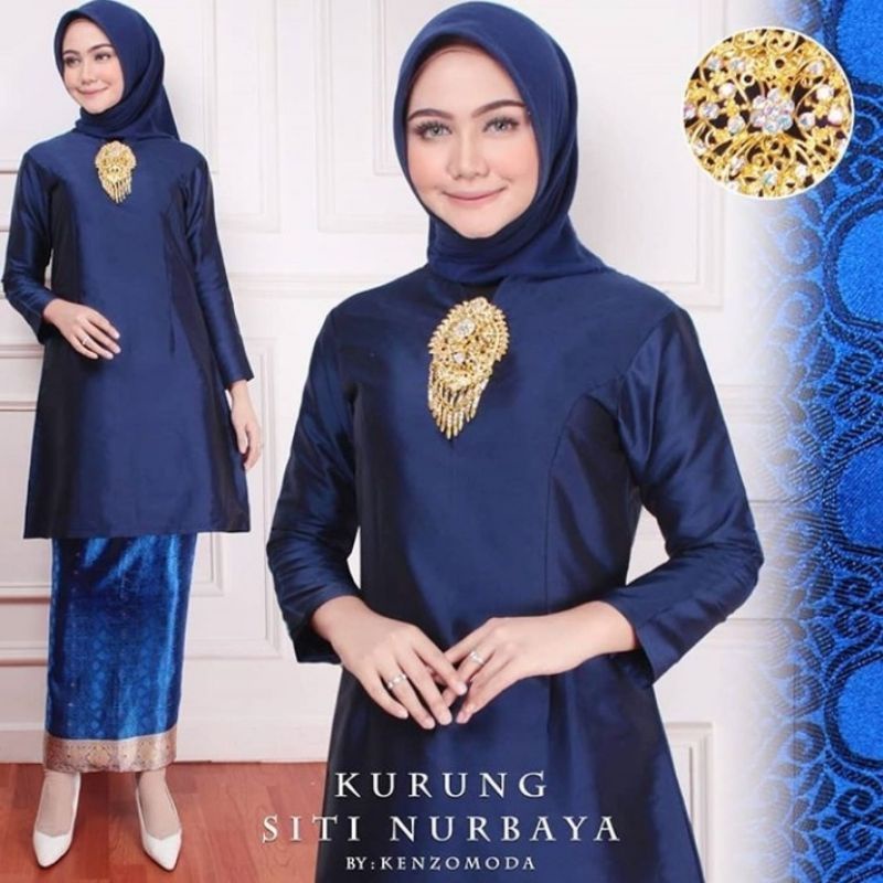 Jual KEBAYA KURUNG MALAYSIA//KEBAYA KURUNG TAFETA MELAYU//KEBAYA MELAYU PADANG//KEBAYA ...