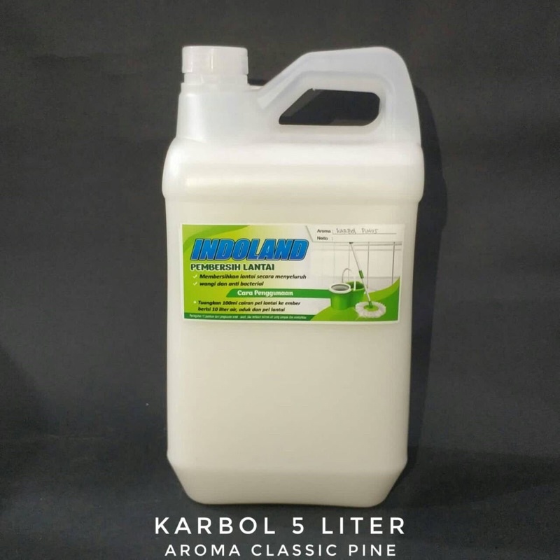 Jual KARBOL AROMA CEMARA ANTIBACTERIAL 5 LITER 5000ml Indonesia|Shopee ...