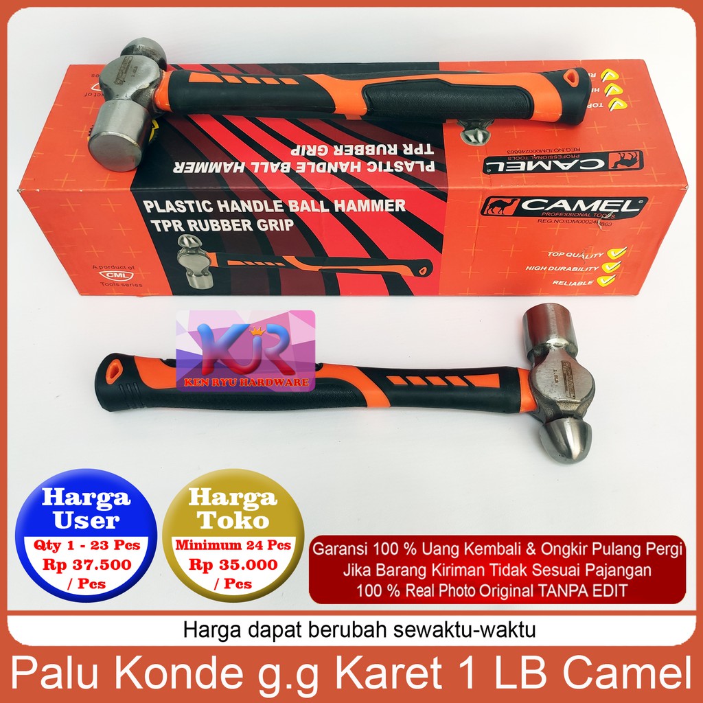 Jual Palu Konde g.g Karet 1LB CAMEL | Shopee Indonesia