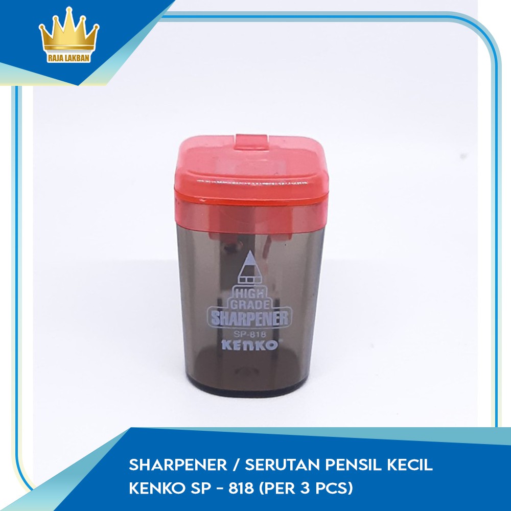 Jual Sharpener / Serutan Pensil Kecil KENKO SP - 818 (PER 3 PCS) | Shopee Indonesia