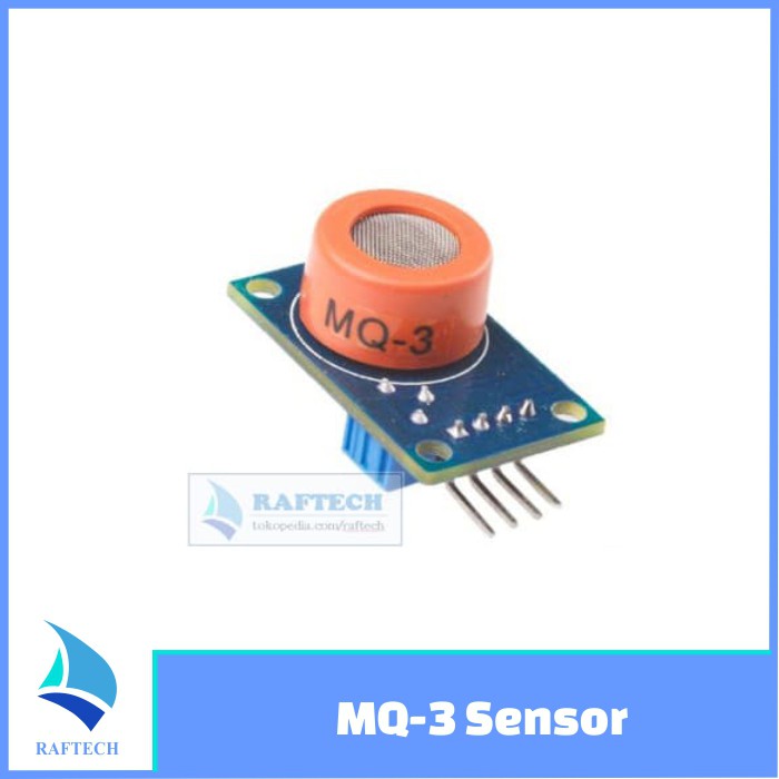 Jual MQ3 / MQ-3/ MQ 3 - Sensor alkohol ethanol gas Indonesia|Shopee ...