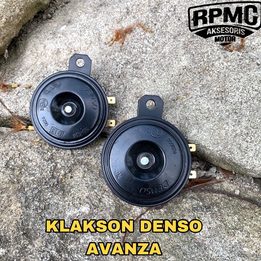 Jual KLAKSON DENSO COMPACT DISC HORN SET 12 VOLT MOBIL AVANZA BISA ...