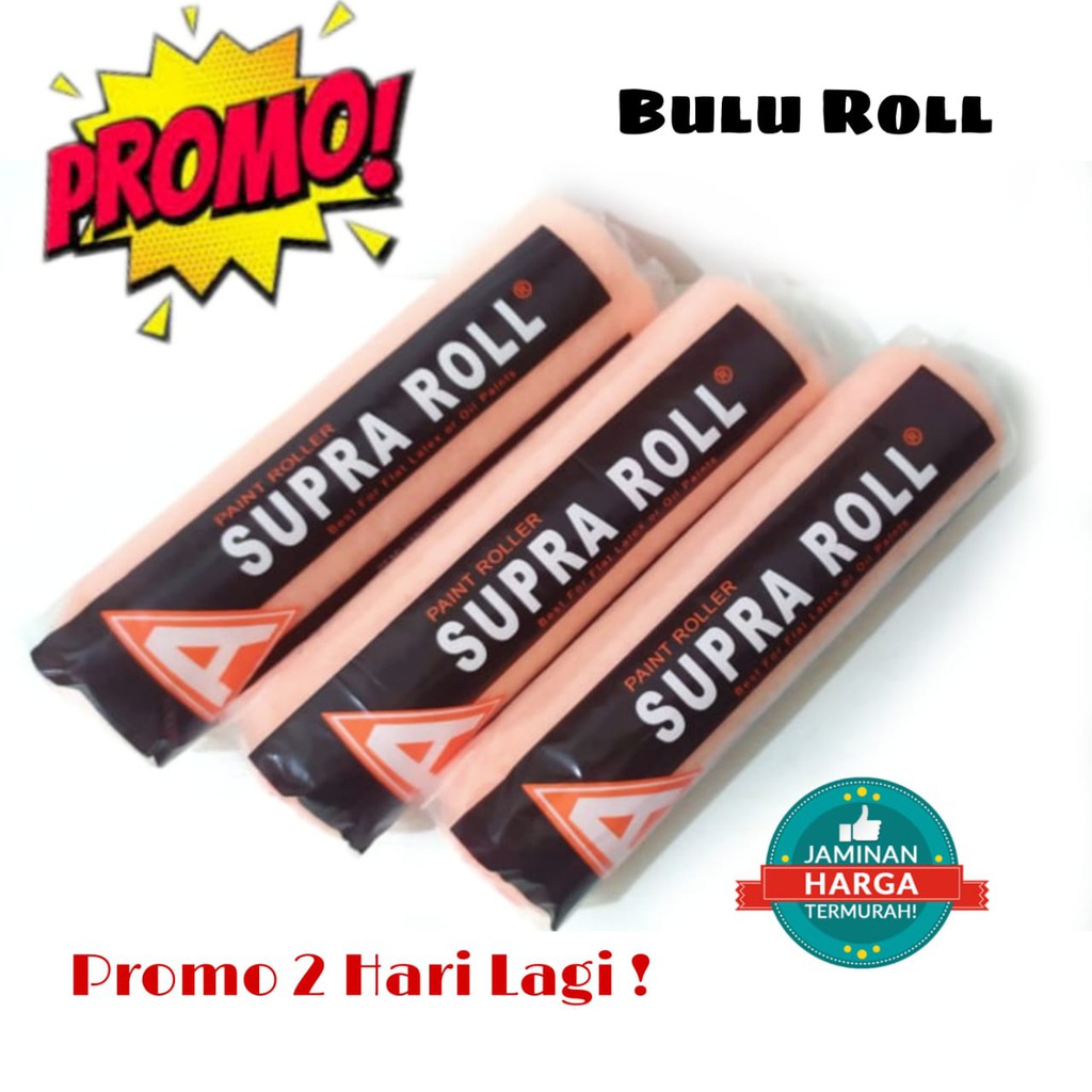 Jual Bulu Kuas Rol Roll Cat Supra Besar - Harga Perbuah | Shopee Indonesia