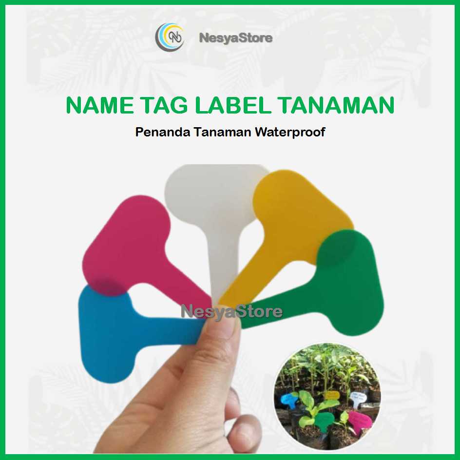 Jual Label Tanaman Penanda Tanaman Name Tag Tanaman Bentuk T Tahan Air dan Anti Robek Indonesia ...