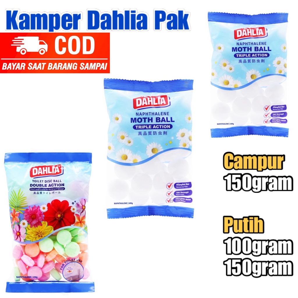 Jual Kamper Pengusir Kecoa Serangga Dahlia Kamper 150gram Kamper Putih ...