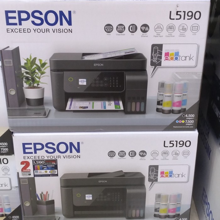 Jual printer epson l5190 scan copy f4 wifi | Shopee Indonesia