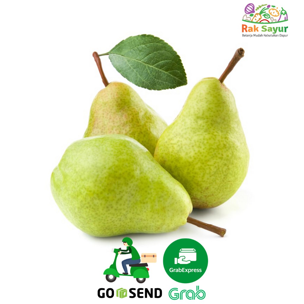 Jual Buah Pear Pir Hijau Pakam Import Fresh 500gr Buah Segar Rak Sayur ...