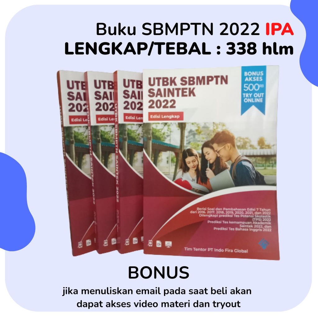 Jual Buku UTBK SBMPTN Saintek 2022 (IPA) | Shopee Indonesia