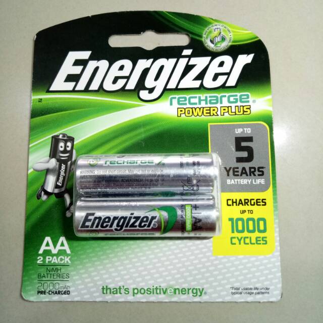 Jual Baterai / Battery / Batteries ENERGIZER RECHARGEABLE AA 1,2V ...