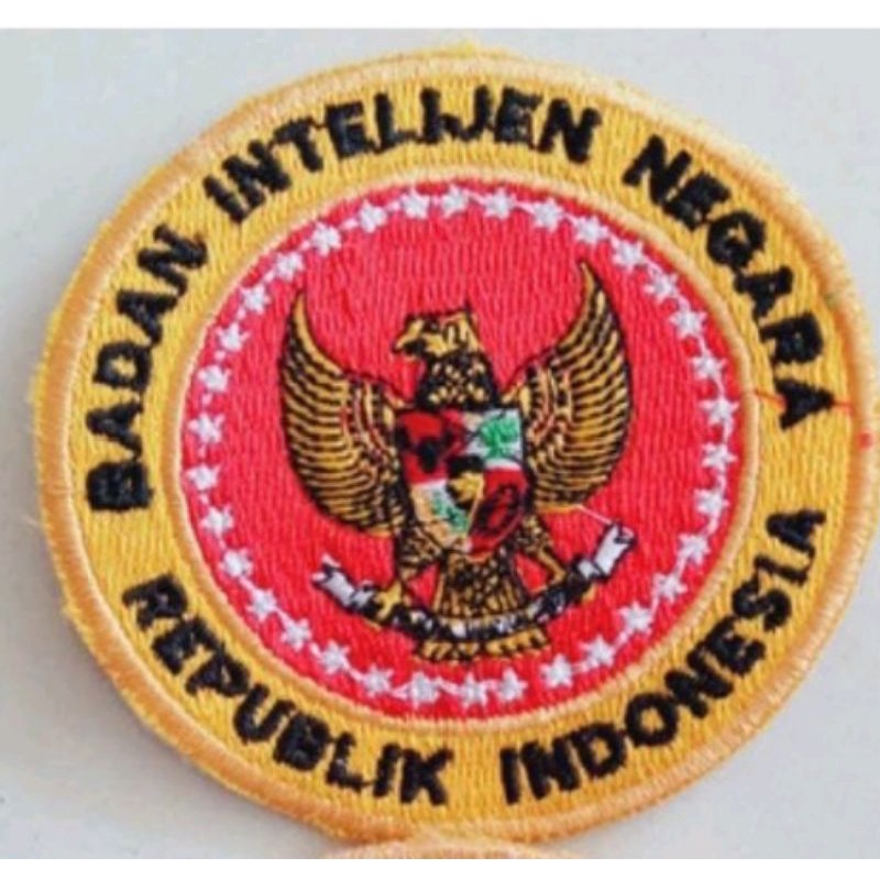 Jual logo Bin merah logo bordir bin merah logo badan intelijen negara ...