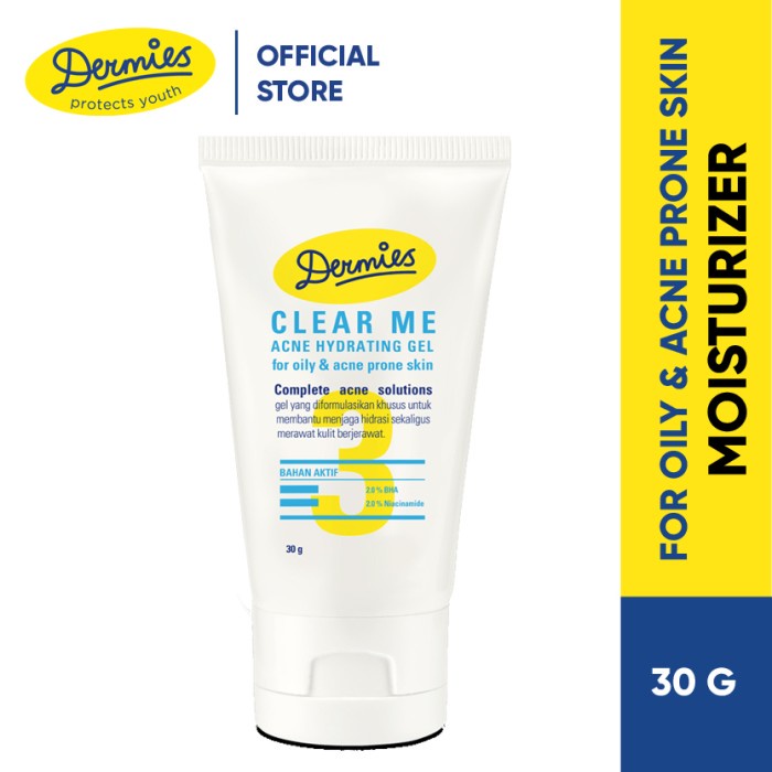 Jual Dermies Clear Me Acne Hydrating Gel 30 G - Moisturizer Indonesia ...