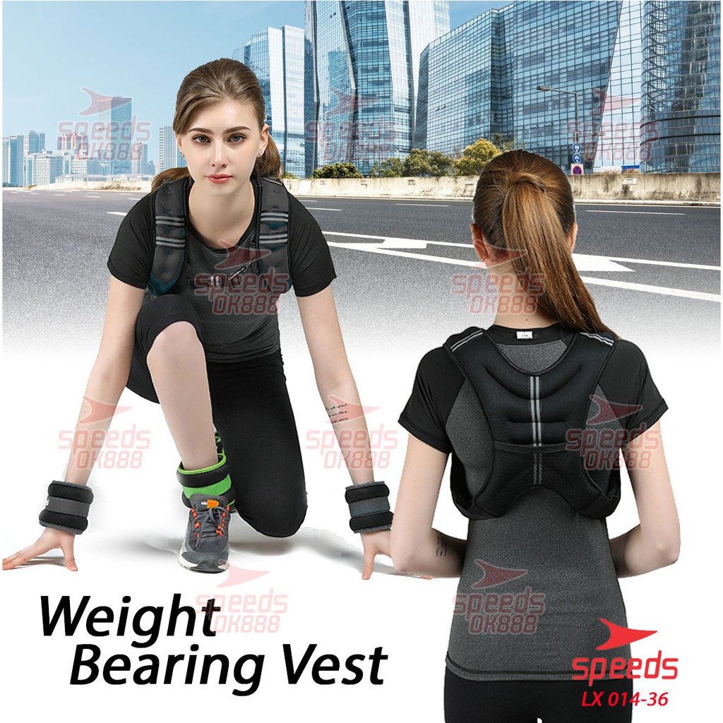 Jual SPEEDS Weighted Vest/Rompi Pemberat Beban 5 kg Jacket Adjustable ...