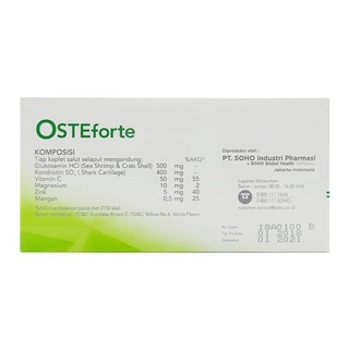 Jual Oste Forte 30 Tablet/Menjaga Kesehatan Persendiaan | Shopee Indonesia