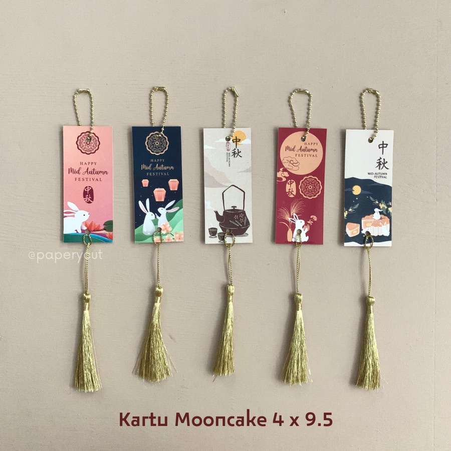 Jual Greeting Card Kartu Ucapan Gift Hampers Mooncake - 4 x 9.5 cm ...