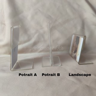 Jual Acrylic Stand Untuk Photocard PC Akrilik pajangan potrait ...