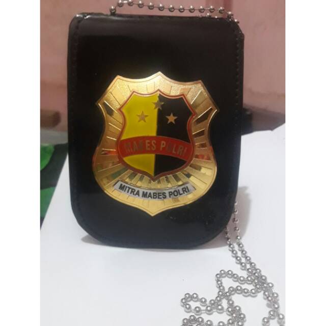 Jual KalungLencana | Name Tag Holder MITRA MABES POLRI (dompet glossy ...