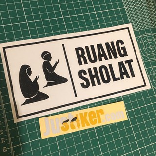Jual Sticker Ruang Sholat, Sign Ruang Sholat, Mushola Indonesia|Shopee ...