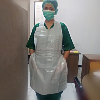 Jual Apron Medis Celemek Plastik CL-MEK 20 Micron isi 100 pcs Celemek ...