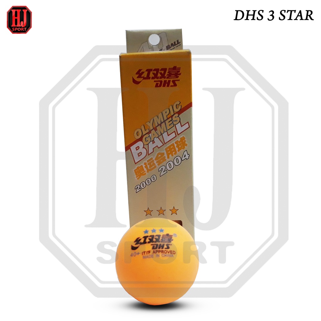 Jual Bola Ping Pong Tenis Meja DHS 3 Star Original Indonesia|Shopee Indonesia