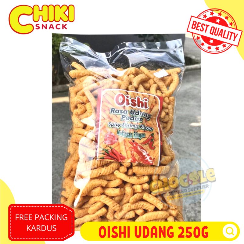 Jual PROMO 11.11 OISHI UDANG PEDAS 250G || PUSAT GROSIR SNACK DAN ...