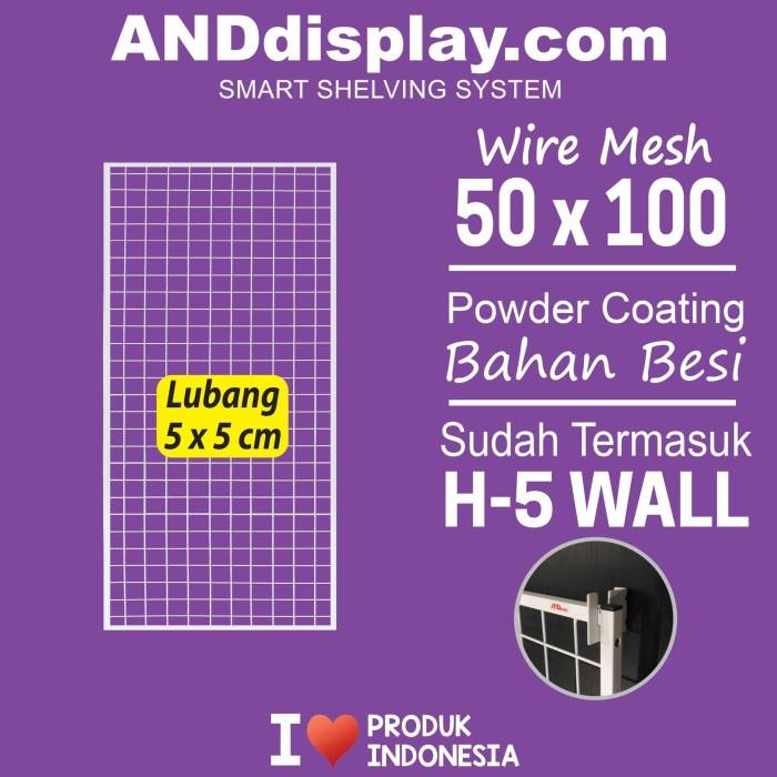 Jual WIRE MESS 50x100CM + H5 WALL /KAWAT/RAM/DISPLAY/MINIMARKET ...