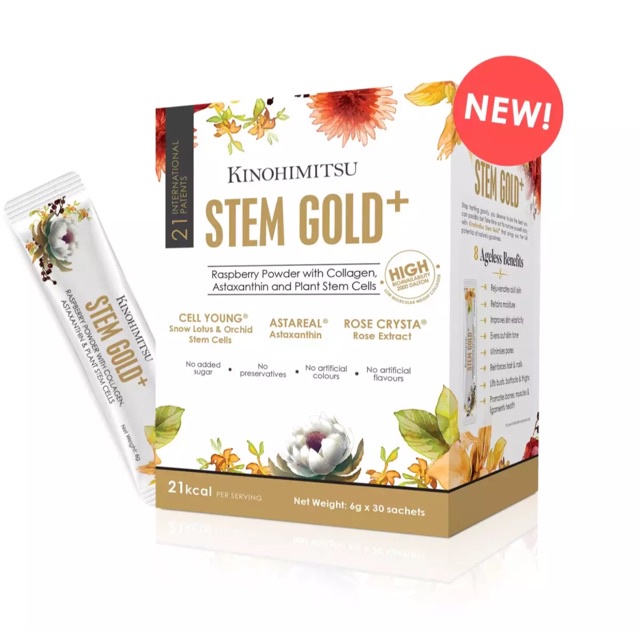 Jual KINOHIMITSU Stem Gold 30 Sachet | Shopee Indonesia