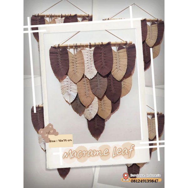 Jual Macrame leaf || Macrame leave || Macrame daun | Shopee Indonesia