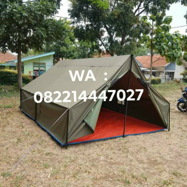 Jual Tenda pramuka ukuran 3x4 mtr Bahan D300 | Shopee Indonesia