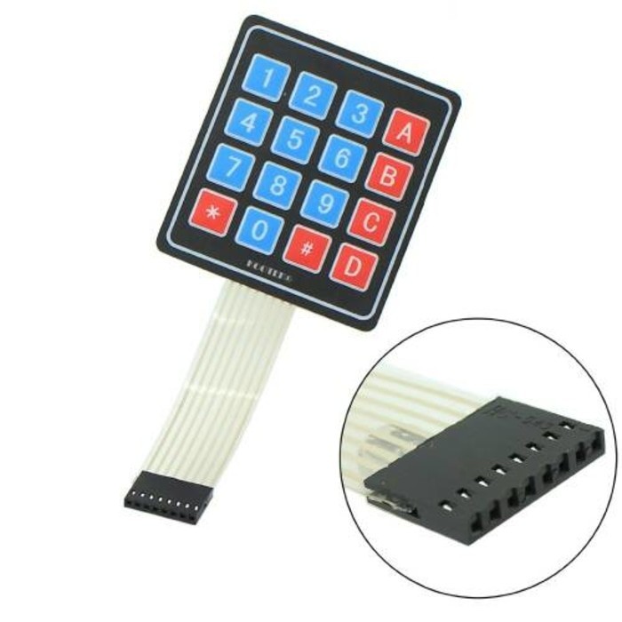 Jual Modul 16key Keypad Membran 4x4 Matrix Arduino Input Key Pad 4 X 4 Indonesiashopee Indonesia