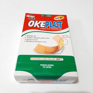 Jual OKEPLAST OKE PLAST PLASTER LUKA JATUH BARET 1 PACK | Shopee Indonesia