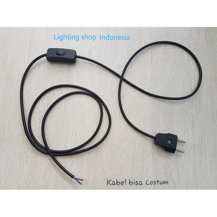 Jual Kabel saklar on/off panjang kabel bisa costum + colokan broco + on ...