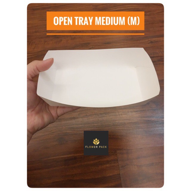 Jual Open Tray M / Paper Tray / Tray Hotdog / Tray Makanan Minimal ...