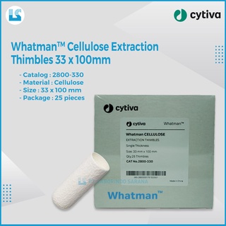 Jual Whatman Extraction Thimbles 33 x 100 mm | Shopee Indonesia