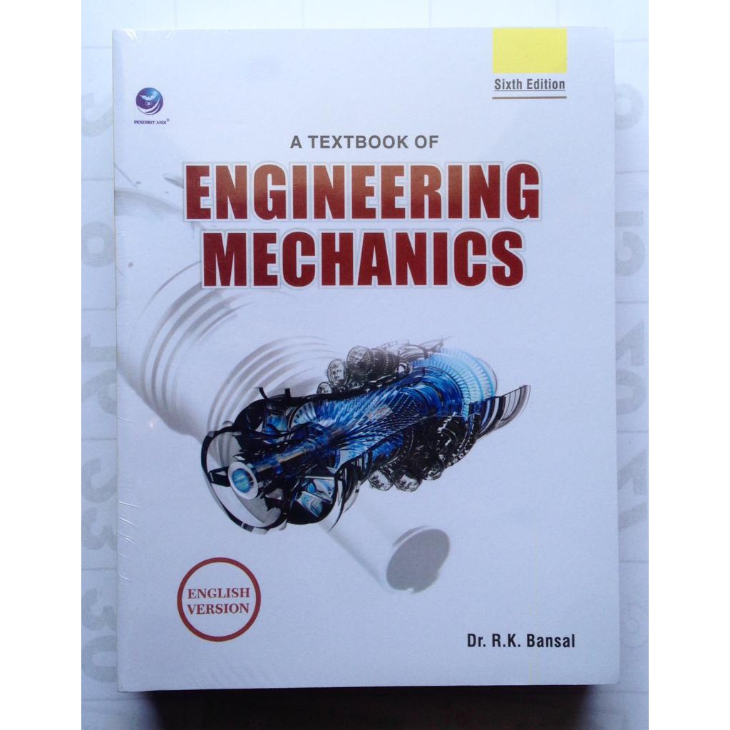 Jual A textbook of Engineering Mechanics, Sixth Edition (English Version) | Shopee Indonesia