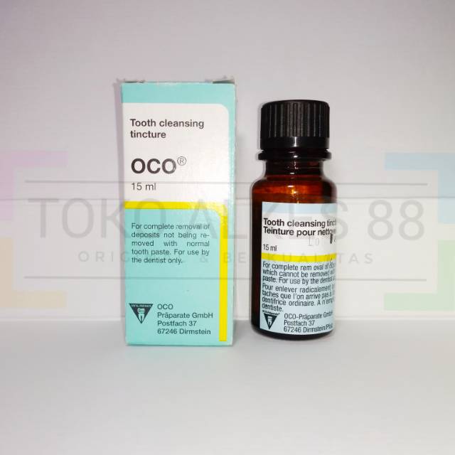 Jual OCO Tooth Cleansing Tincture - Stain Remover - Pelunak Karang Gigi - Pemutih Gigi | Shopee ...