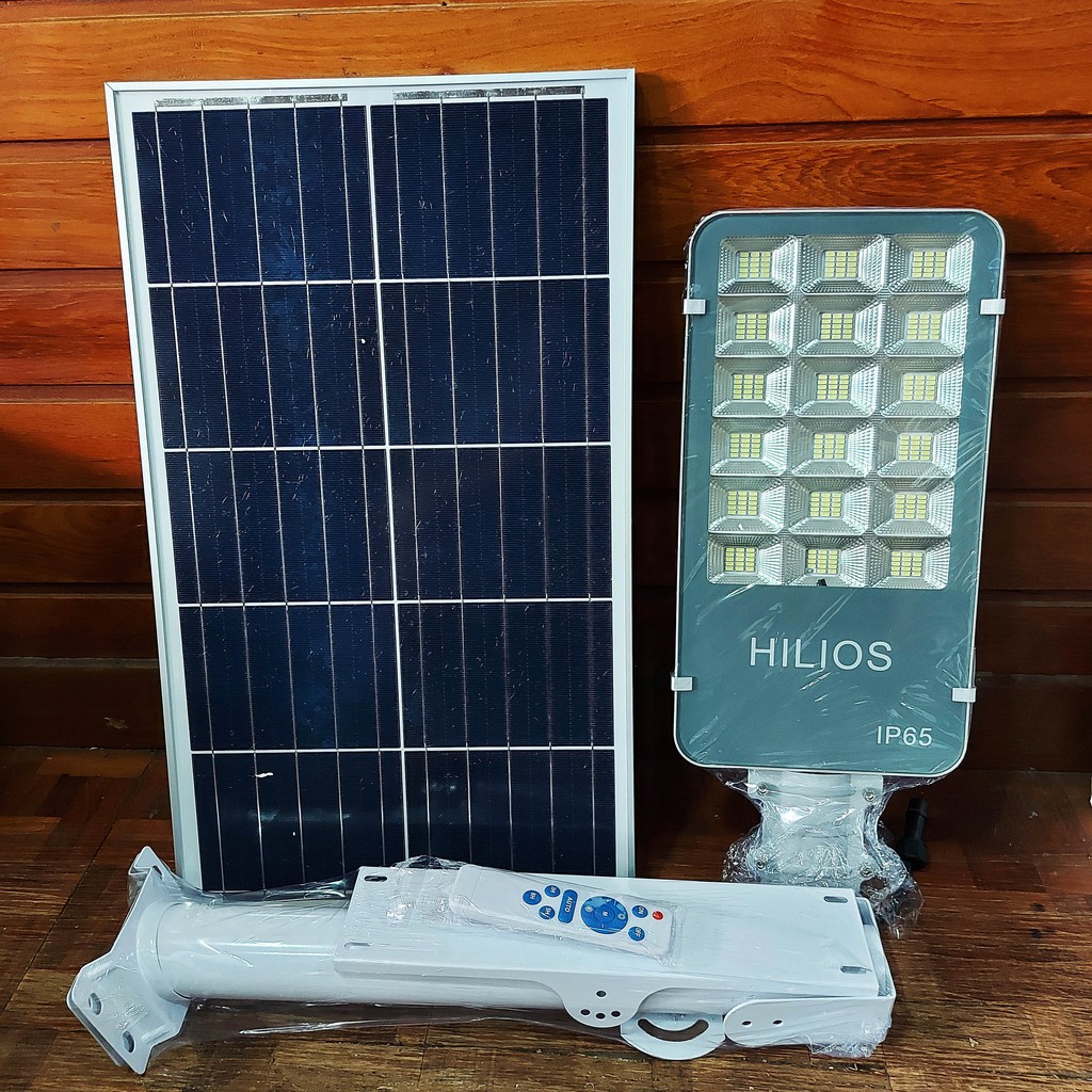 Jual LAMPU JALAN SOLAR PANEL 100W 2 IN 1 / LAMPU PJU SOLAR CELL 100 ...